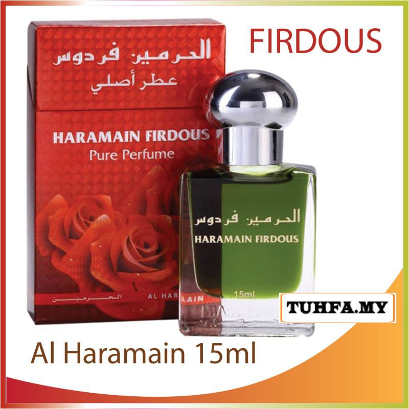 (FIRDOUS) Al Haramain Perfume Minyak Wangi Attar Tahan Lama Original ...