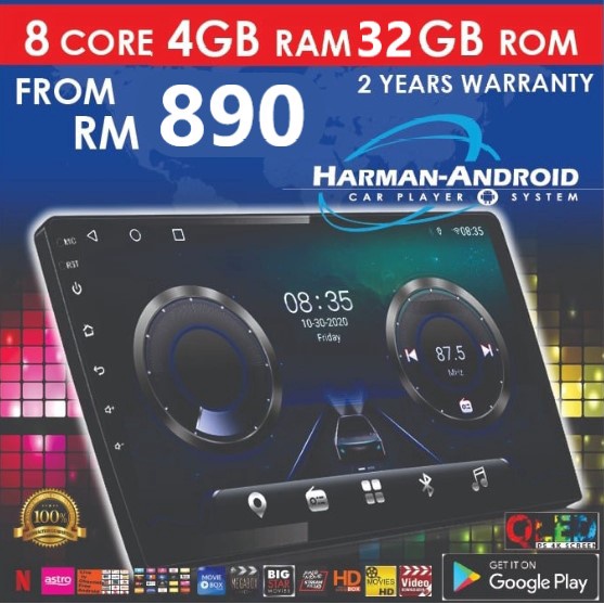 TS10 2K screen 4+32 Harman Android Android Car Player/DSP/Octa core/Apple CarPlay/Android Auto ...