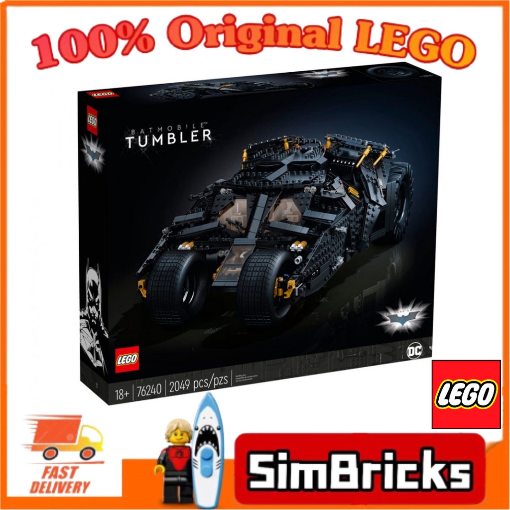 (Dented Box) (SimBricks) LEGO 76240 DC Batman Batmobile Tumbler ...