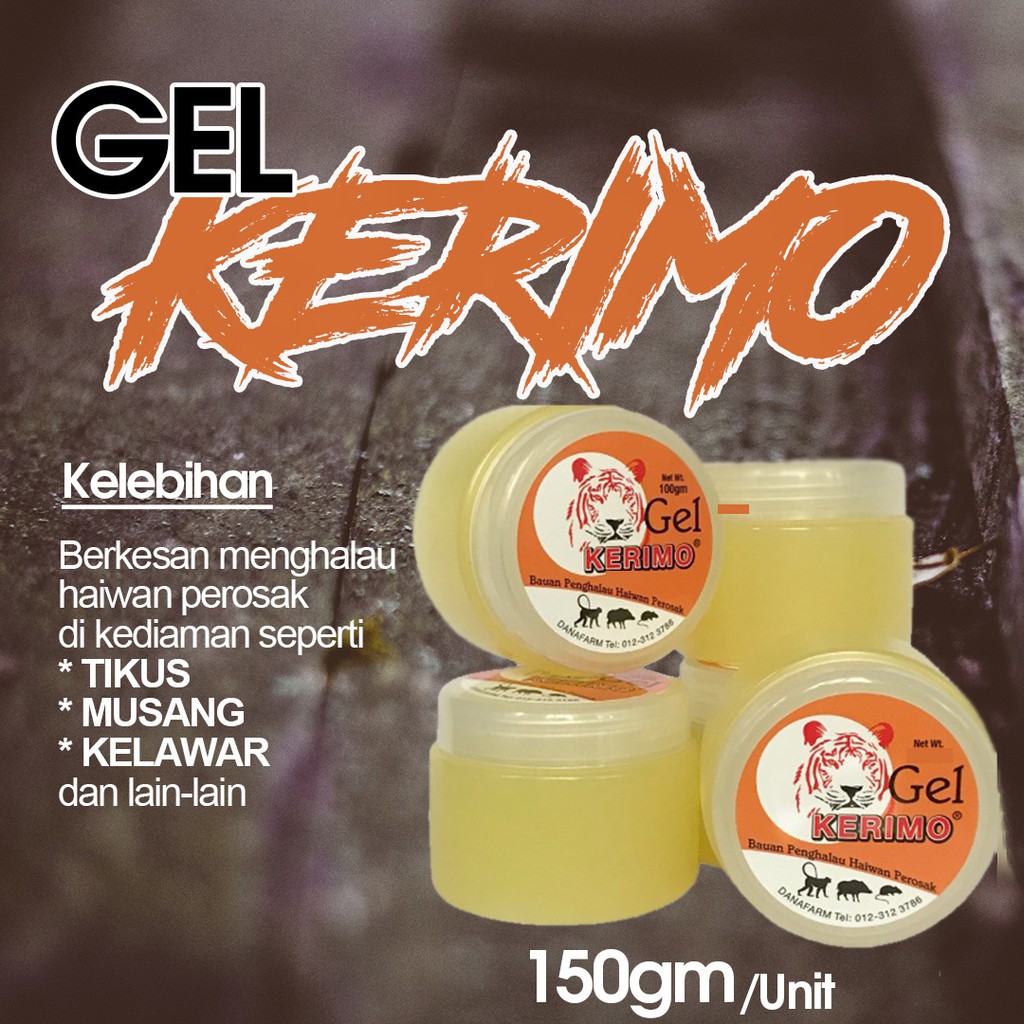 Gel & Spray KERIMO : Menghalau Haiwan Perosak untuk Kediaman (Monyet, B ...