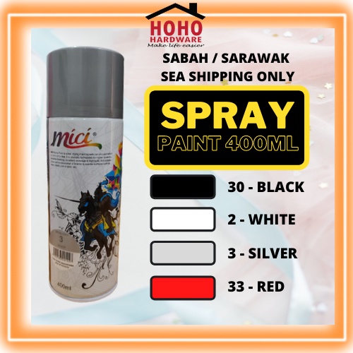 MICI Spray Paint 400mL Standard Colors Paint Interior Exterior For ...