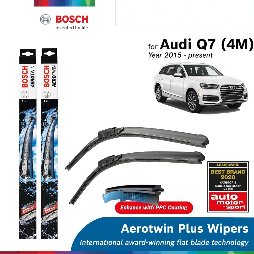 Bosch Aerotwin Plus Multi Clip Wiper Set for Audi Q7 4M (26"/20 ...