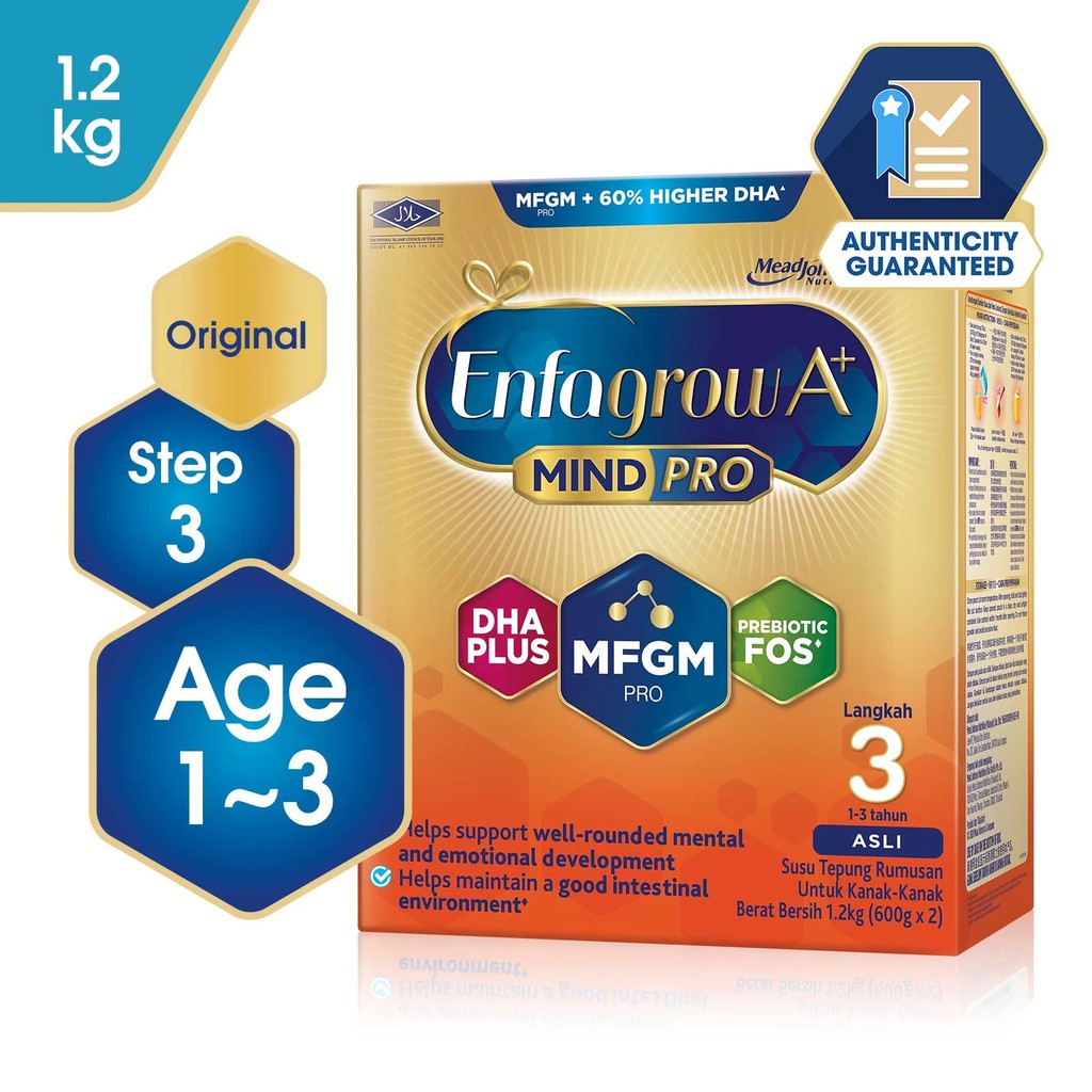 Enfagrow A+ Step 3 Original Asli (1.2kg) | Shopee Malaysia