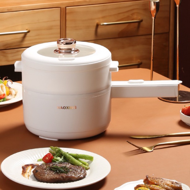 2in1 Multifunctional Cooker Double Layer Pot Steamer Steamboat Pot ...