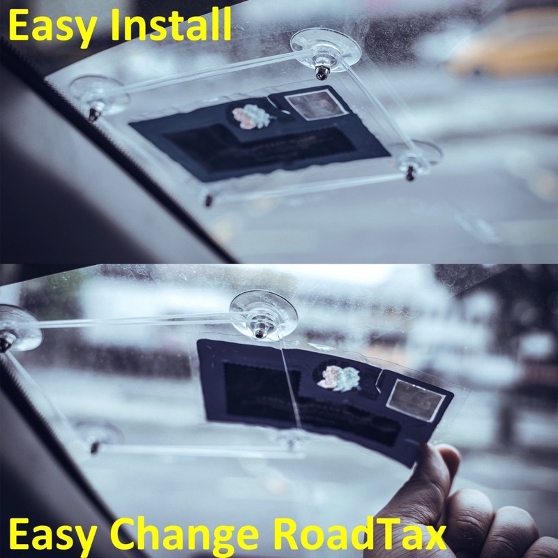 🔥ReadyStock🔥Car Road Tax Holder Roadtax Holder Removeable (可拆卸亚克力汽车Road ...