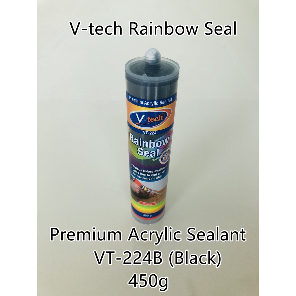 V-TECH RAINBOW SEAL VT-224 PREMIUM ACRYLIC SEALANT (TEAK / CHERRY ...