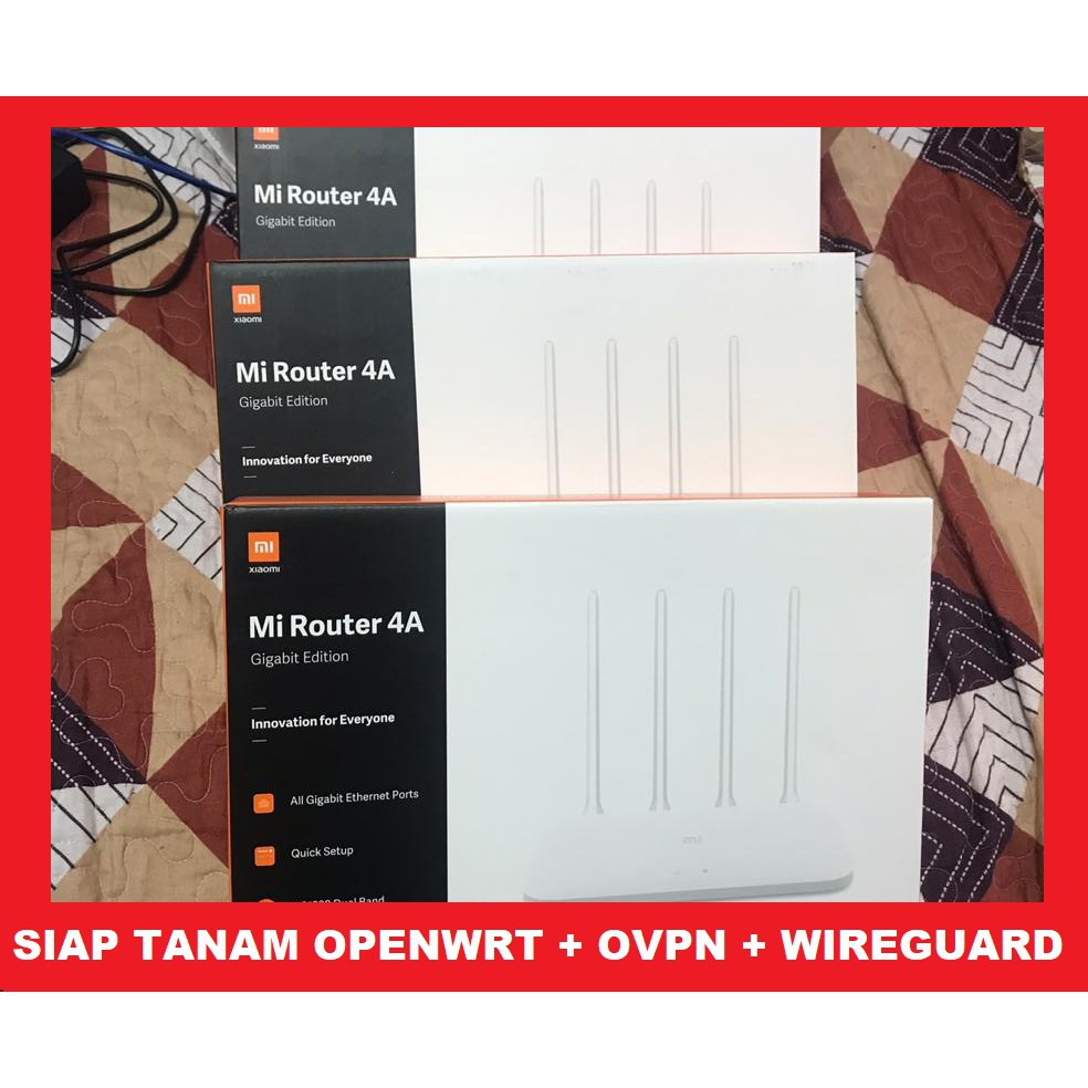 Xiaomi Router MI 4A Gigabit OPENWRT Free WIREGUARD !! | Shopee Malaysia