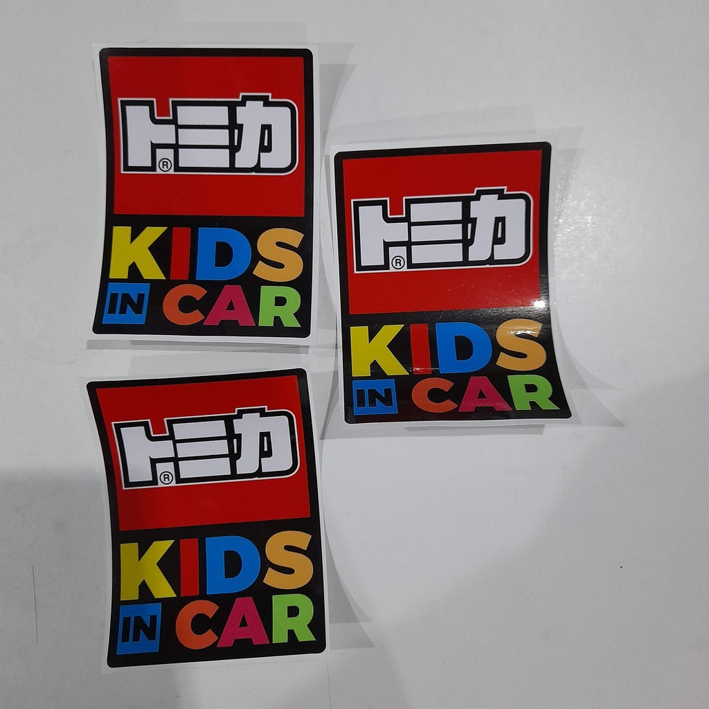 Tomica Kids Family Baby in Car Sticker Kereta Sticker Motor | Shopee ...