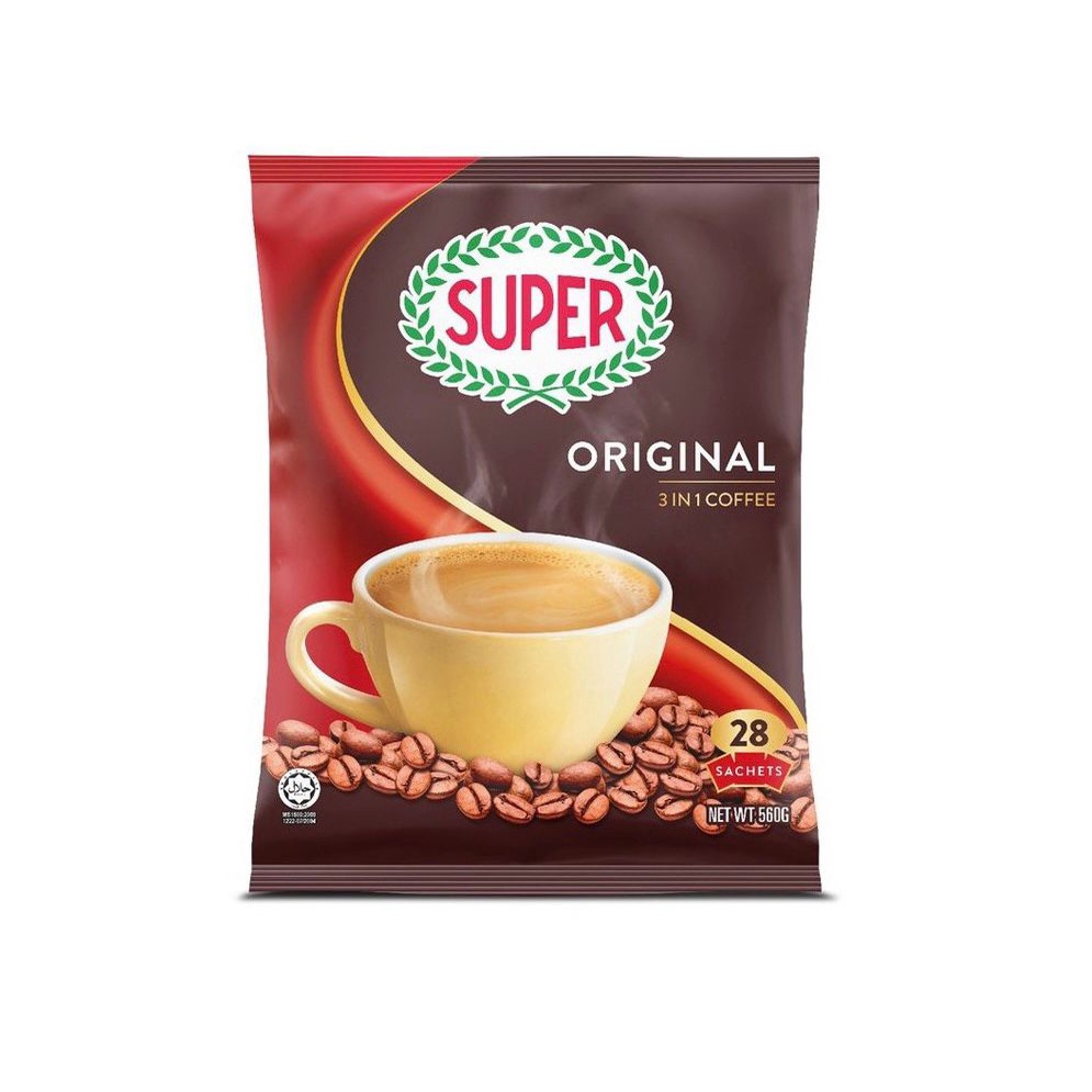 Super Coffee Original 3 in 1 Premix Coffee (22'sx18g) | Shopee Malaysia