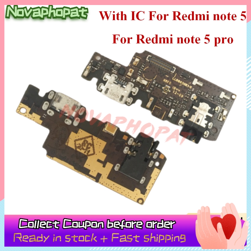 Novaphopat For Xiaomi Redmi Note 5 Redrice note5 Pro USB Charging Port ...