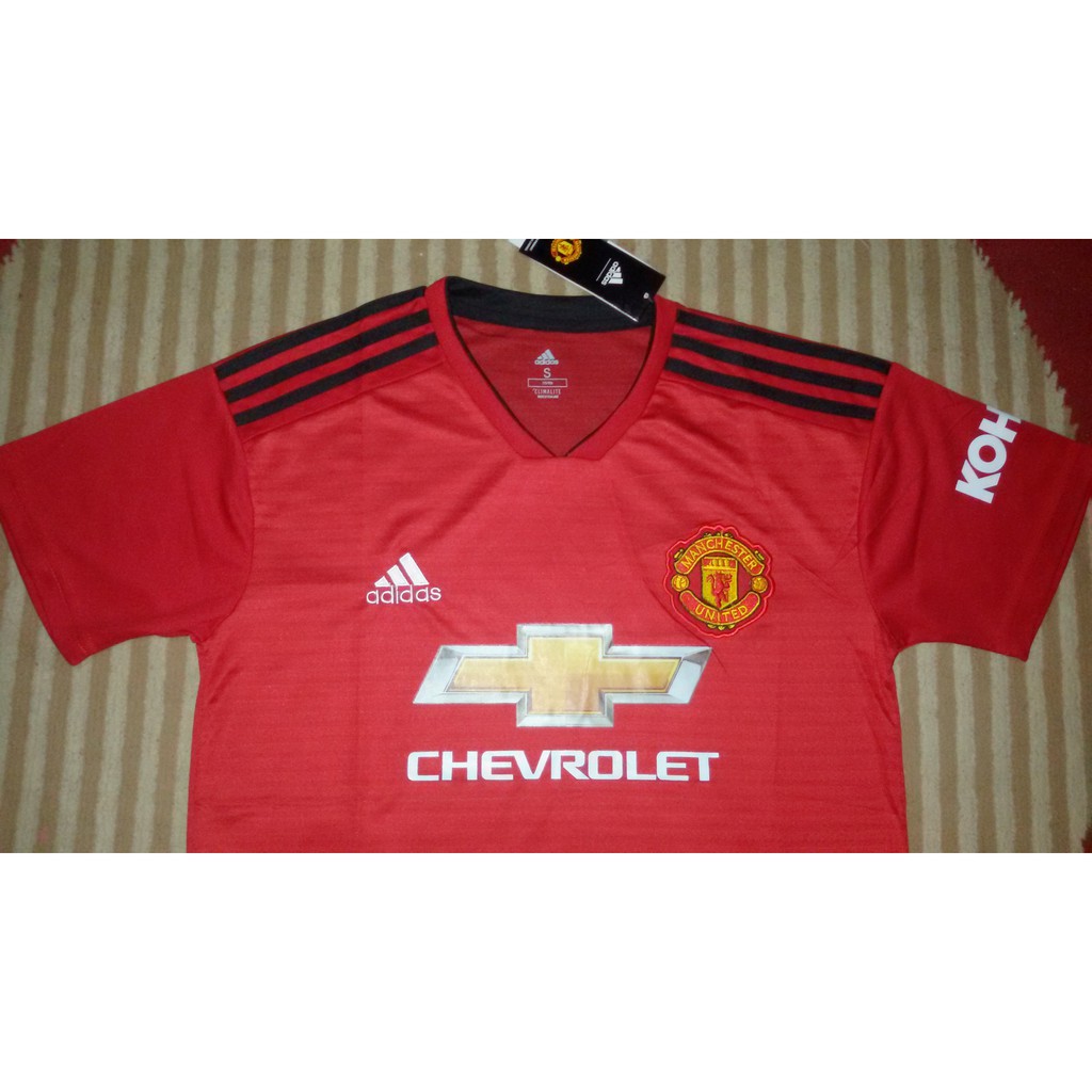 Manchester United MU home Jersey 18-19 2018-2019 | Shopee Malaysia