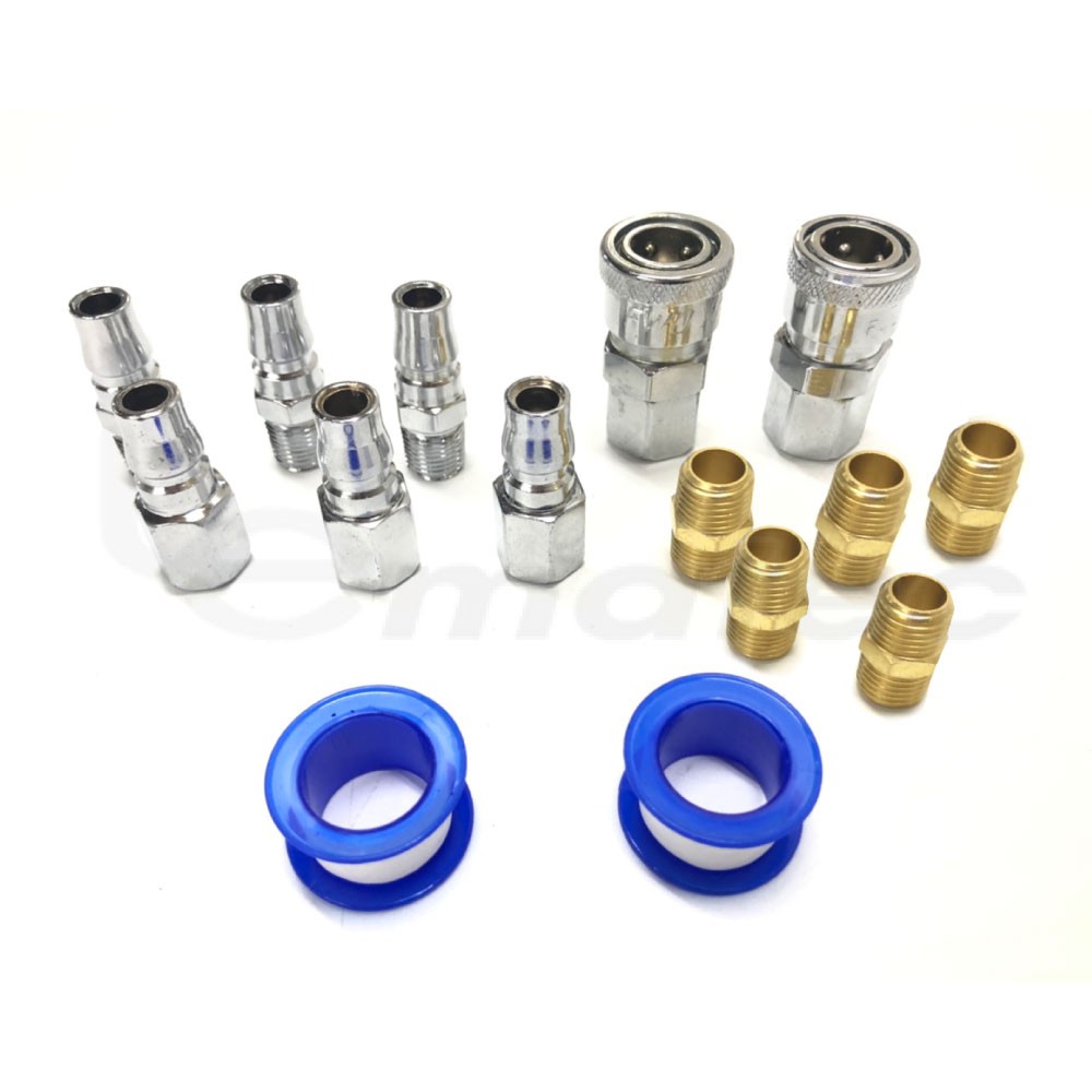 15pc Japanese Style Quick Connector Set 2 Points (1/4 ") Made In Taiwan ...