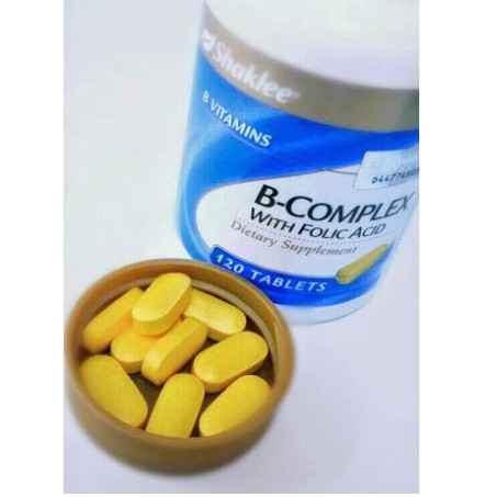 Shaklee B Complex With Folic Acid 120 Tablets (Ready Stock) | Shopee ...