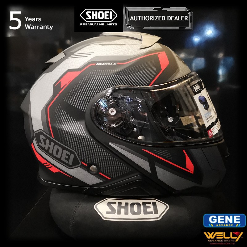 SHOEI Neotec 2 Respect TC 5 Black Silver Top Performance Advanced ...