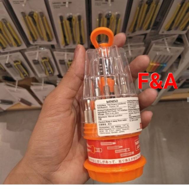 Miniso ORIGINAL | Thirty ONE PIECES SCREWDRIVER SET | Shopee Malaysia