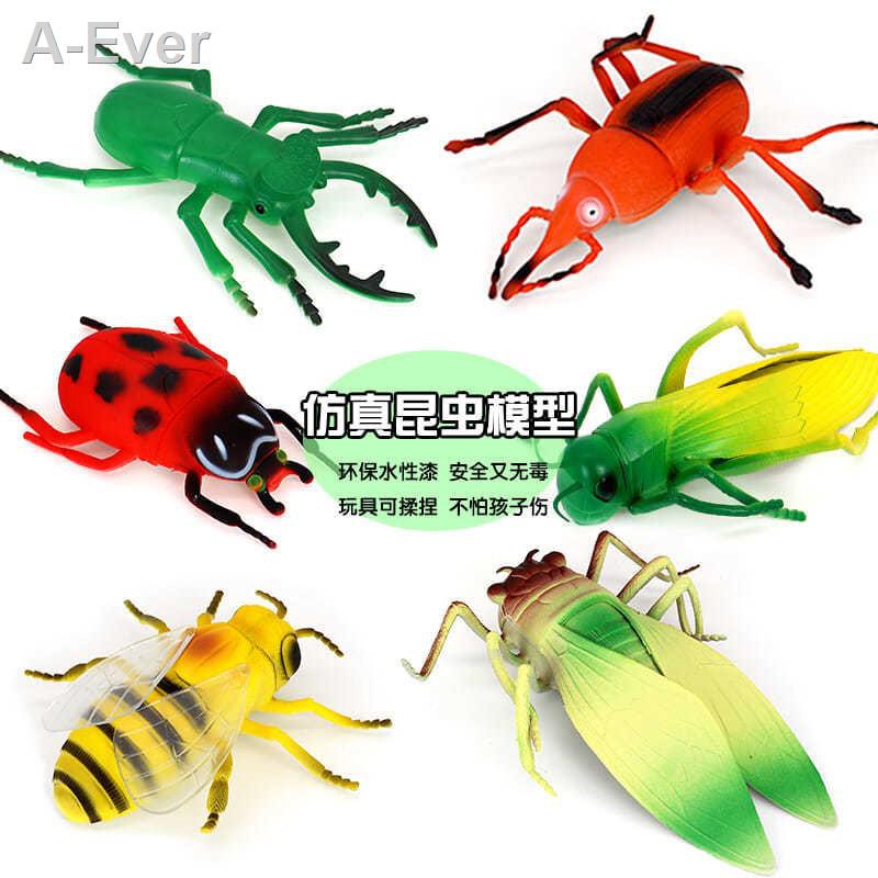 【Special】¤ simulation soft plastic large insect ladybug toy model, bee ...