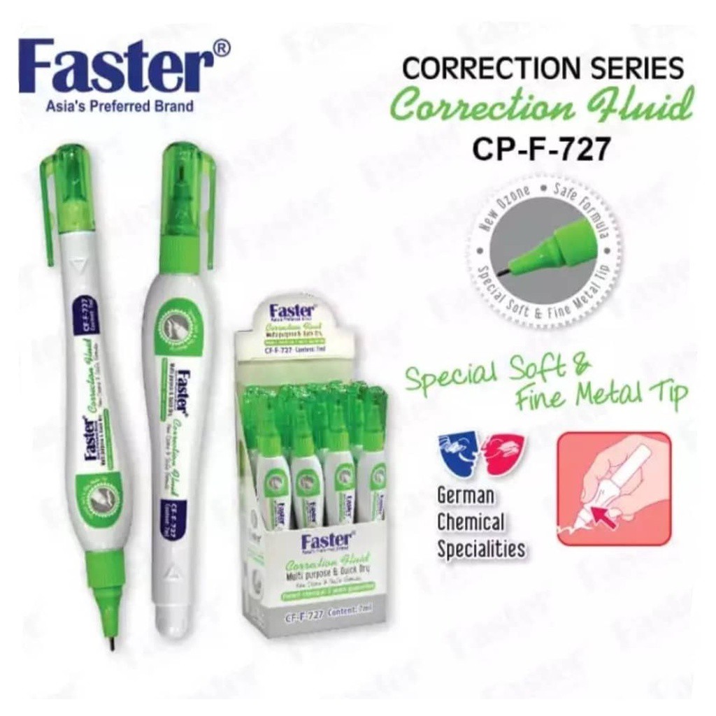 Faster Liquid Paper / Correction Pen 7ml | Shopee Malaysia