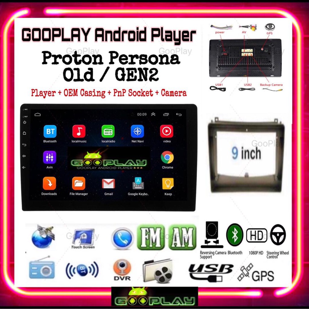 ANDROID PLAYER WITH PROTON PERSONA OLD / GEN2 PLAYER CASING , PLUG AND ...