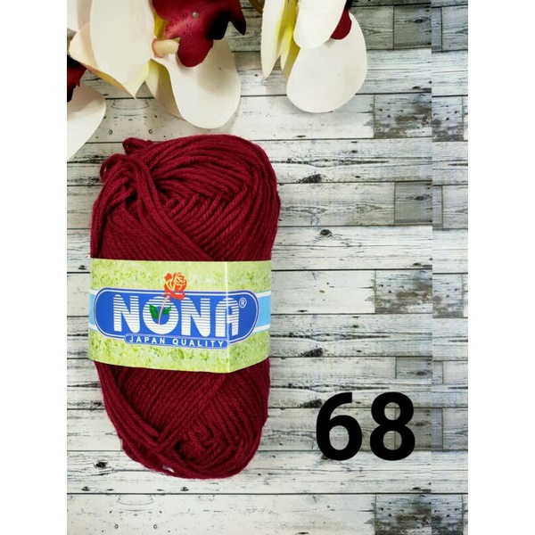 [Ready Stock] Benang Kait NONA M / Knitting Yarn NONA M 40gm / NONA M ...