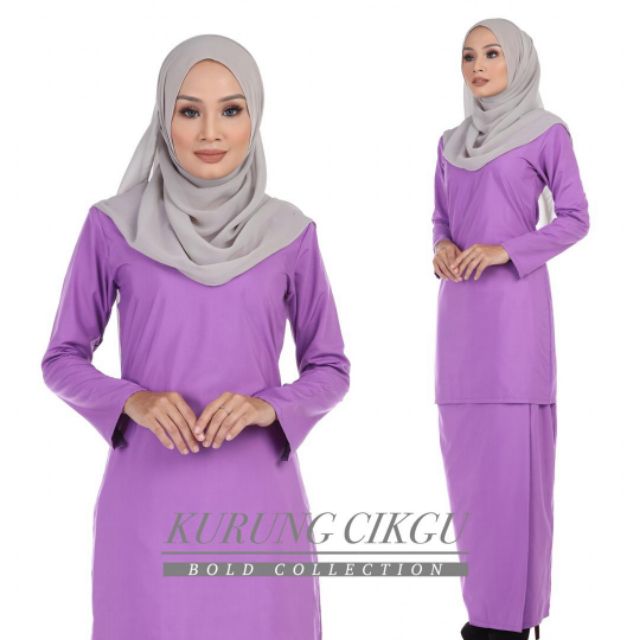 Baju Kurung Cikgu Baju Kurung Moden Raya Haji 2024 Baju Kurung Moden ...