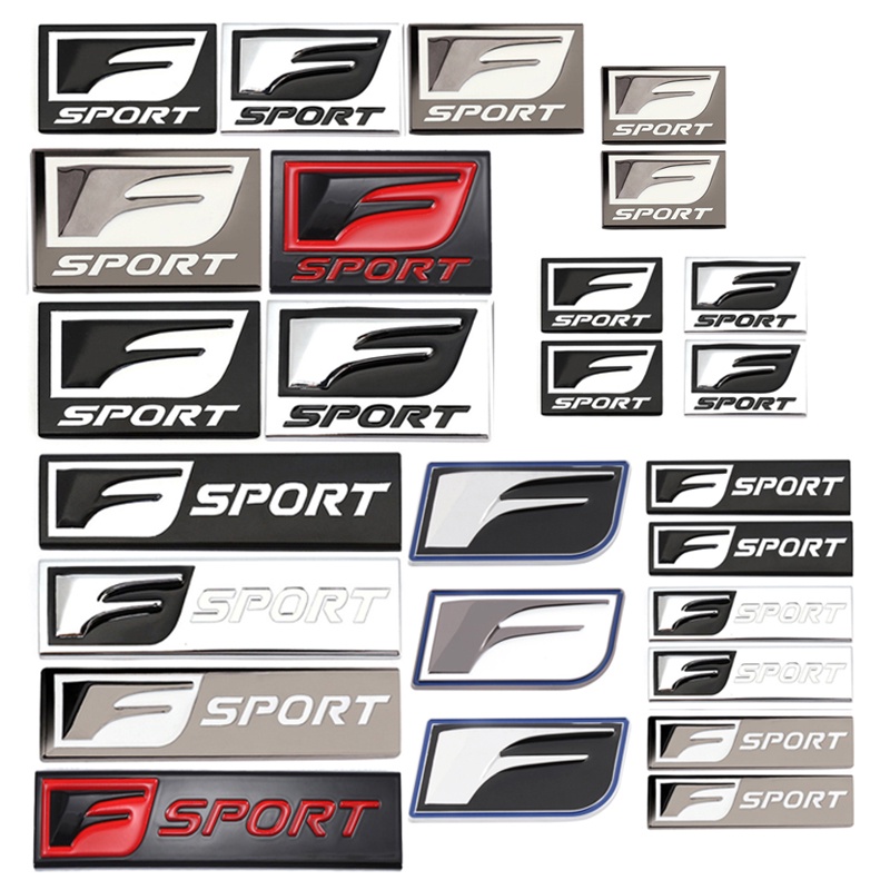 3D Metal Car F Sport Logo Emblem Badge Side Body Sticker for Lexus ...