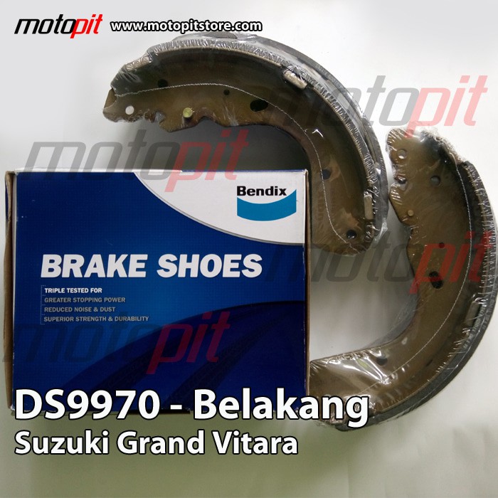 Bendix Brake Shoe Pads Rear Brakes for Suzuki Grand Vitara DS9970 ...