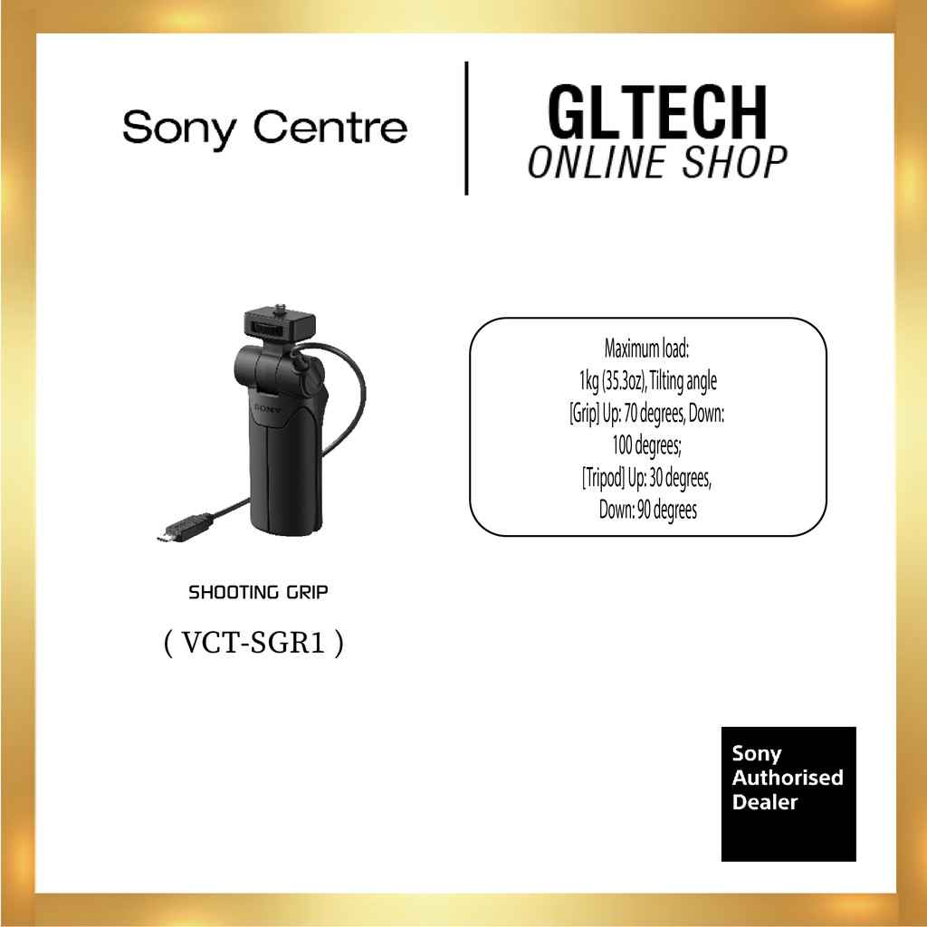 Sony [VCT-SGR1] Shooting Grip | Shopee Malaysia