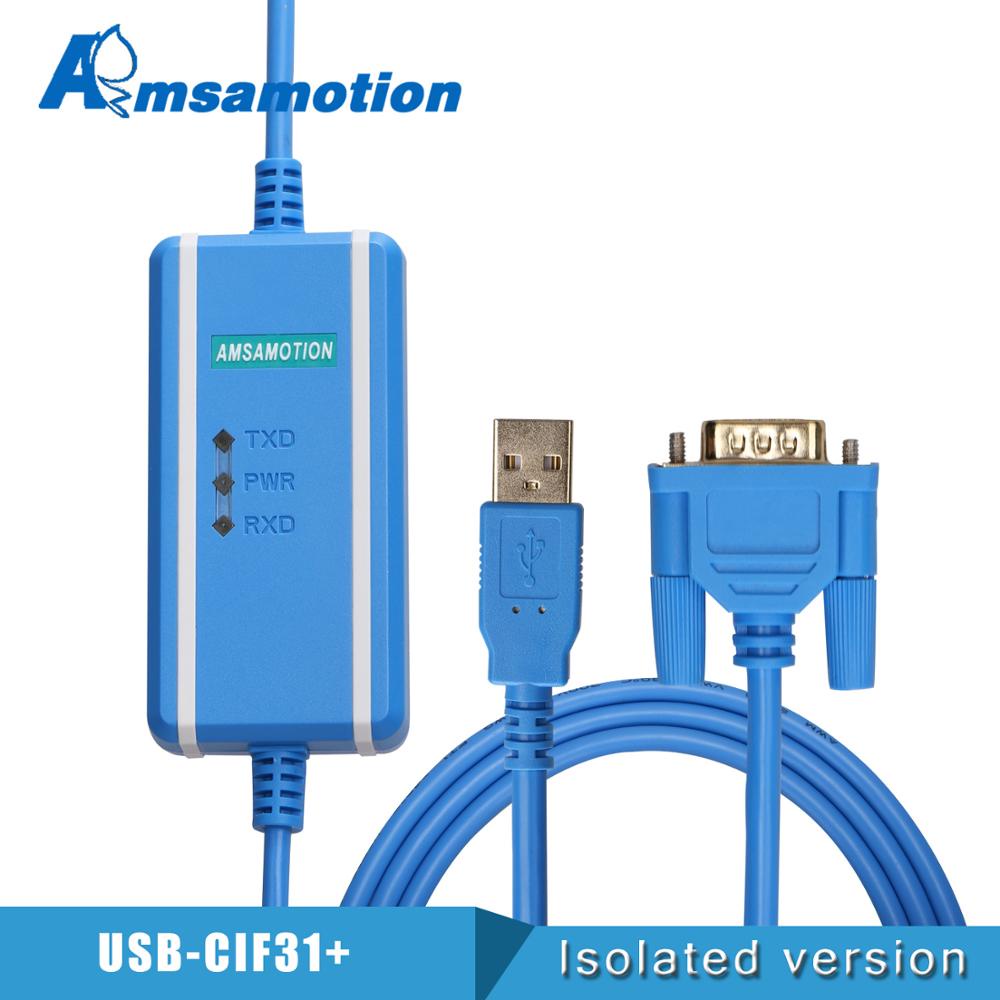 SZ USB Switch Serial Cable CS1W-CIF31+ USB-CIF31 USB To R232 Optical ...