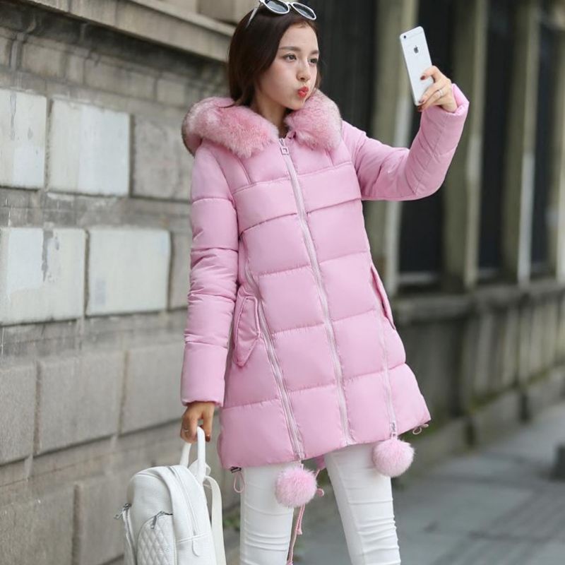 Down Winter Jacket F4 (826) Women Autumn Winter Coat Hooded Outerwears ...