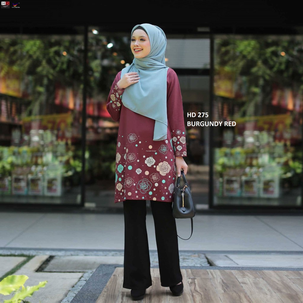 TSHIRT MUSLIMAH HUMAIRA : HANA 2.0 (size S - 3xl) | Shopee Malaysia