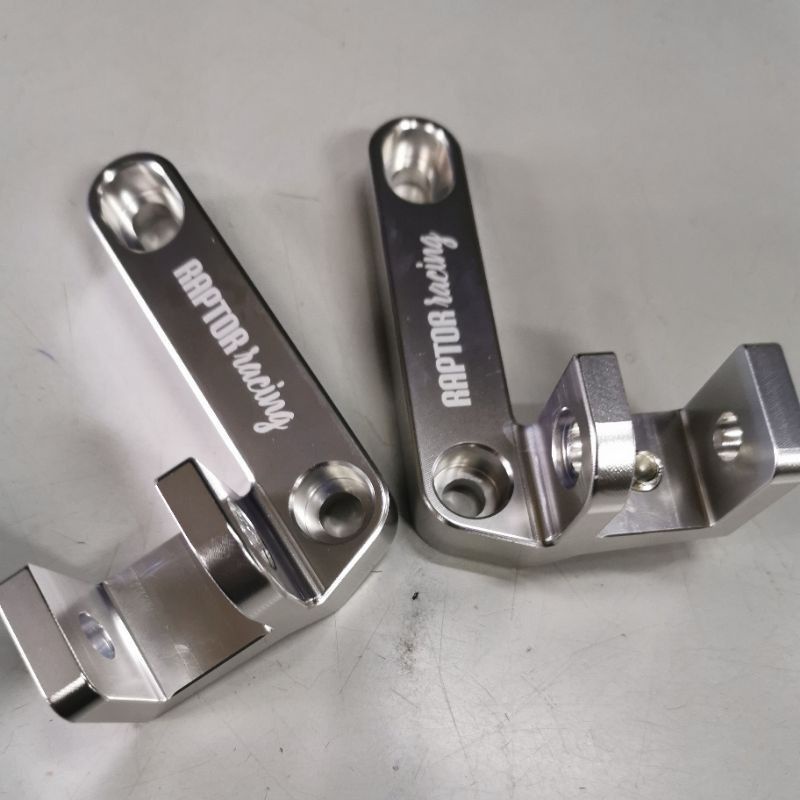 Y15ZR / LC135 REAR CNC FOOT REST ALLOY BRACKET (RAPTOR RACING) FOOTREST ...