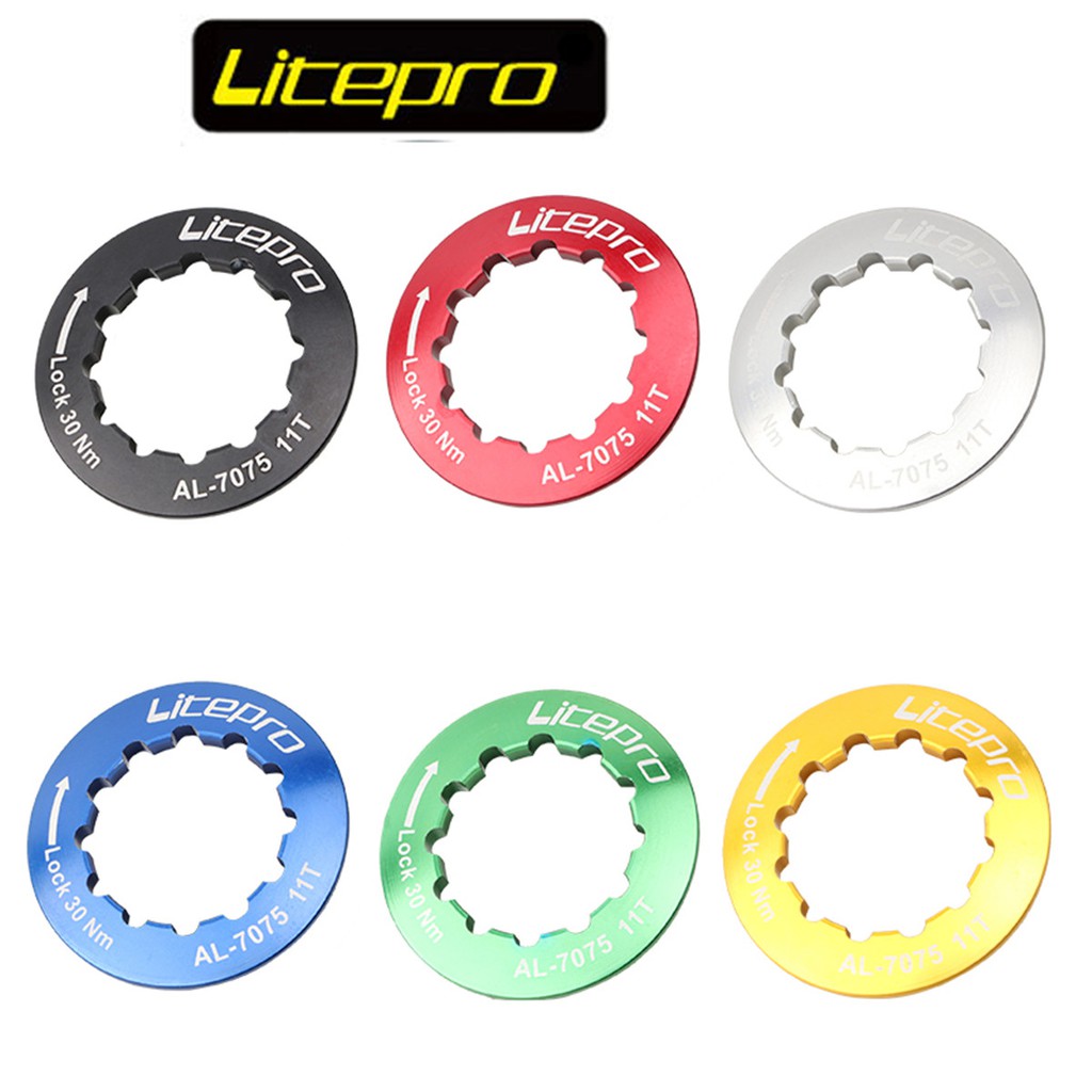 Litepro Bicycle Cassette Locking Ring Mountain Bike Road Bike Folding ...