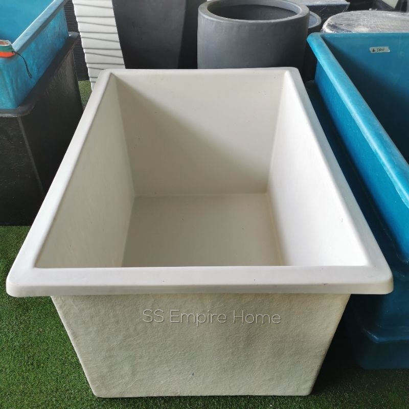 NEX 3 x2x2 Fiberglass Fish Tank Fibre Water Pond Aquarium Heavy Duty ...