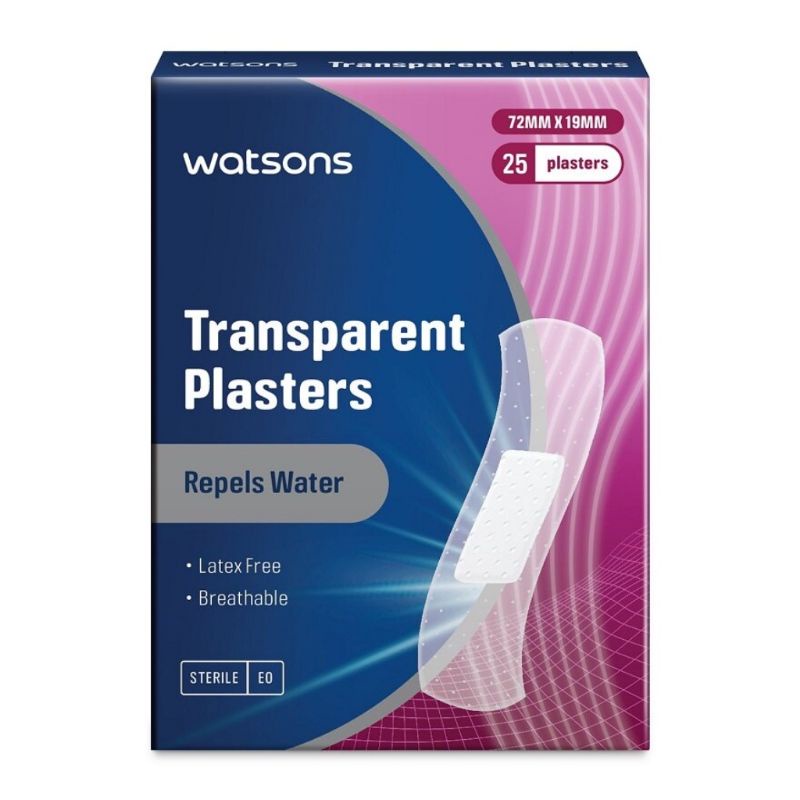 WATSONS Watershield Washproof Repels Water Plaster 10's 25's | Shopee ...