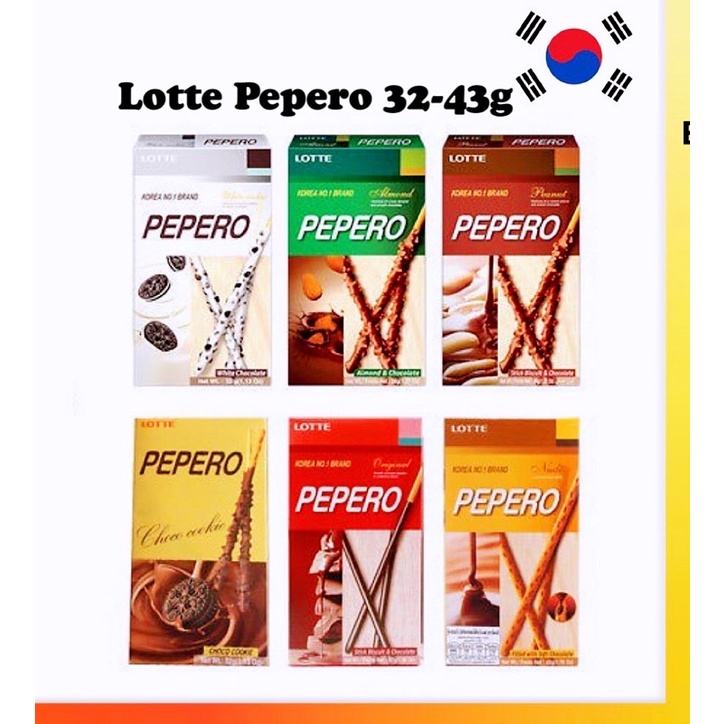 Lotte Pepero 32g Lotte Chocolate Stick/Lotte 32g/Lotte Biscuit stick ...
