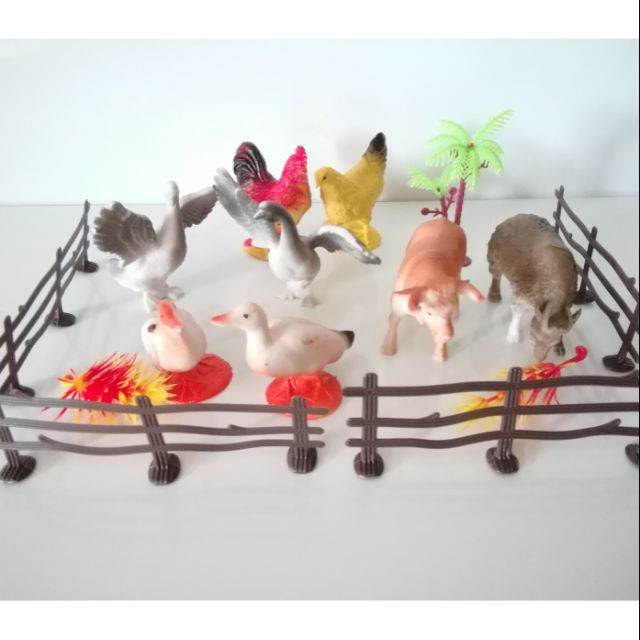 TOYS : MY FARM SET (5TYPE OF ANIMAL) | Shopee Malaysia