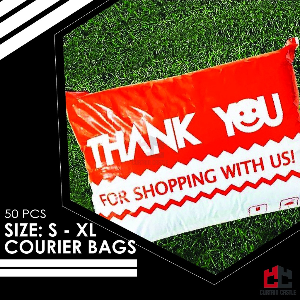 +/-50pcs Beg Kurier Berpoket Siap Cetak Fragile Icons (+/-50pcs Courier ...
