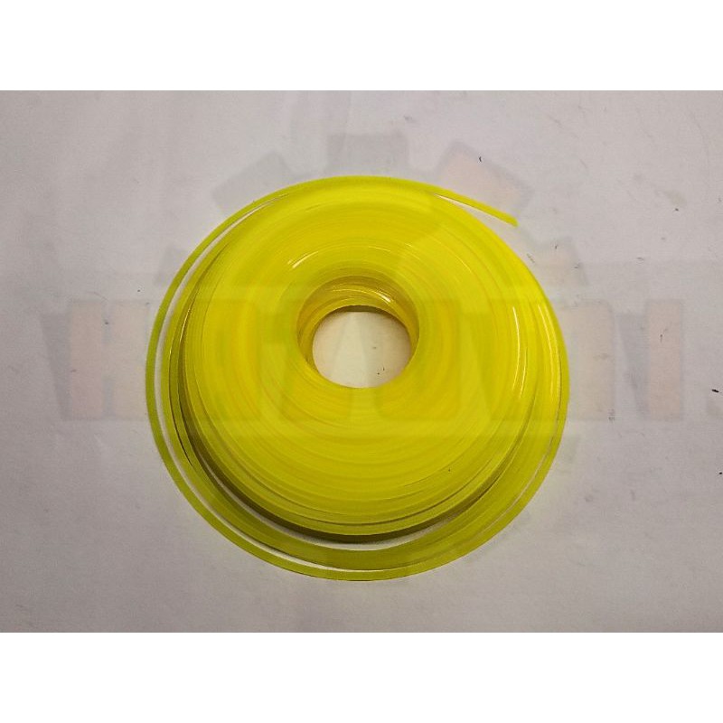 1LB Tali Tangsi Mesin Rumput Tali Piring Nylon Trimmer Line Grass Cutter 2.4mm (Square Cut ...