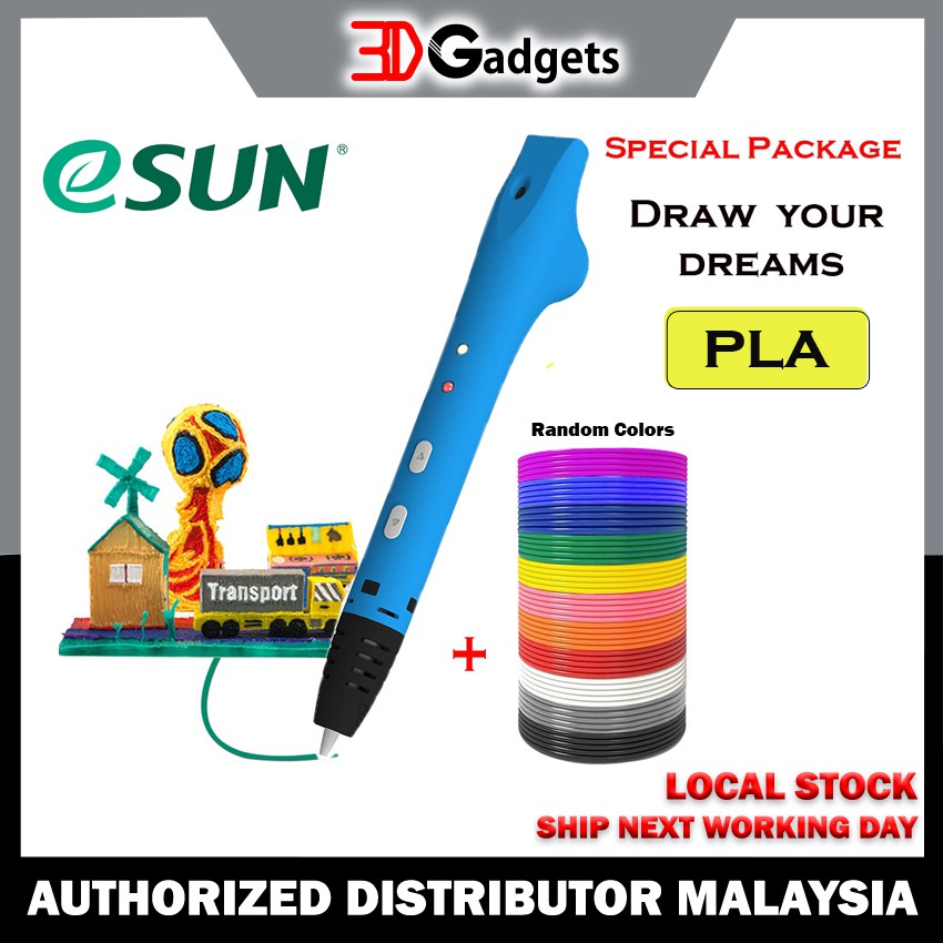 Beginner PLA 3D Pen Printing - Standard / Special Package (Ready Stock ...