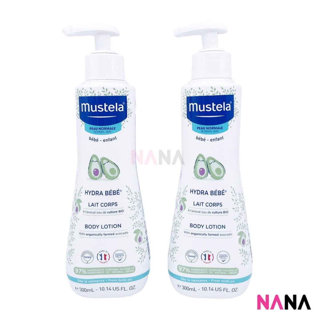 Mustela Hydra Bebe Body Lotion 300ml x2 (EXP:06 2028) | Shopee Malaysia
