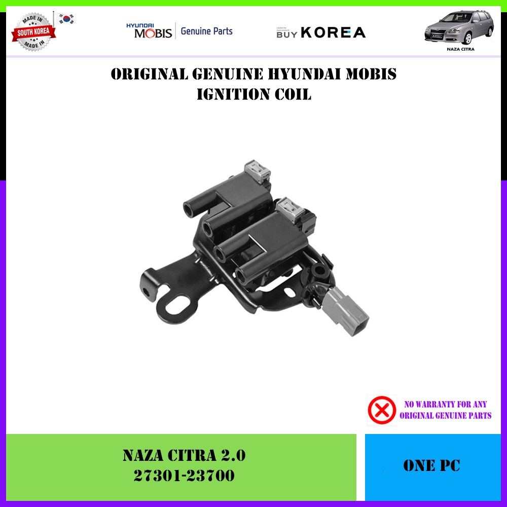 Naza Citra Genuine Hyundai Mobis Ignition Coil 1pc (27301-23700 ...
