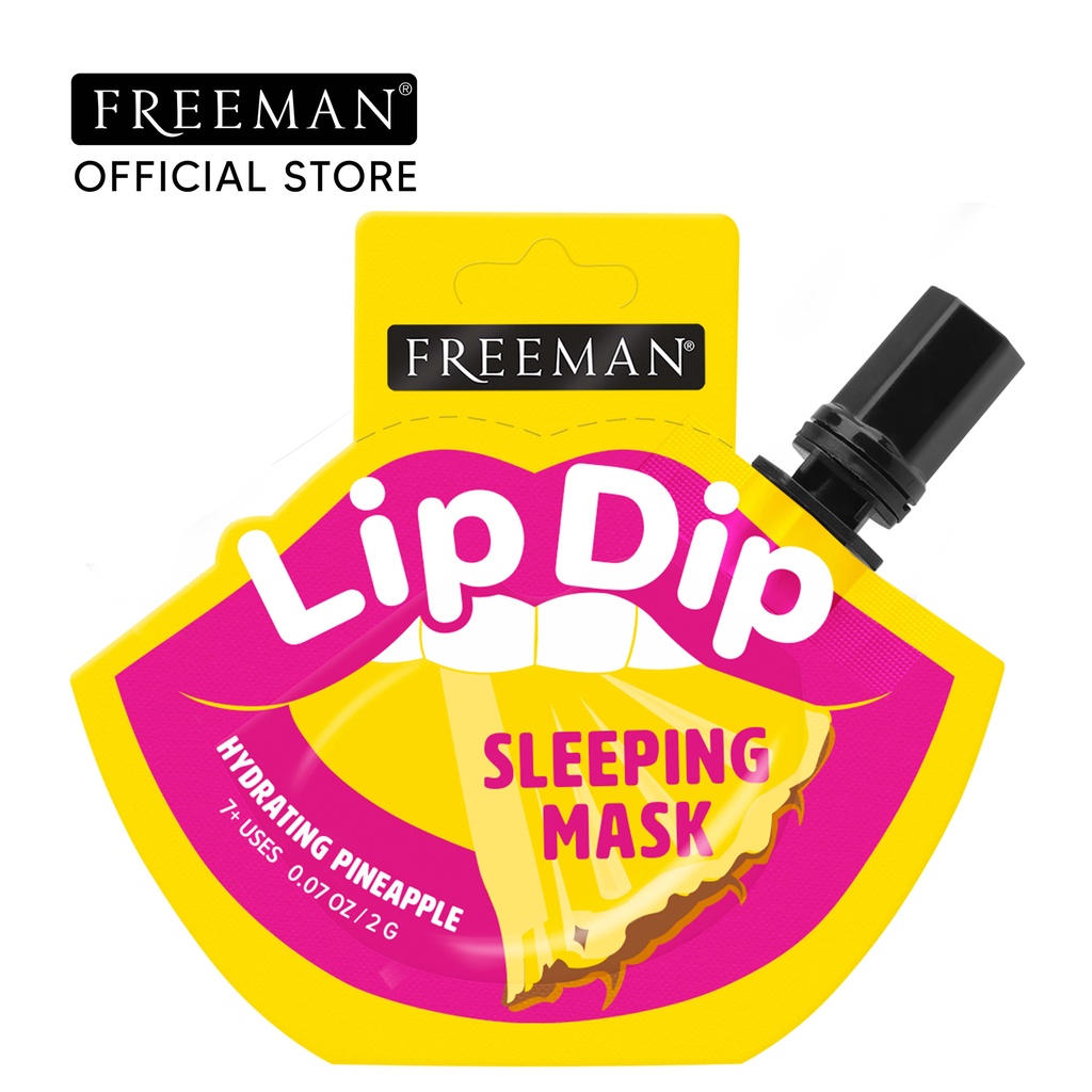 Freeman Beauty Lip Dip Hydrating Sleeping Lip Mask - Pineapple (2g ...