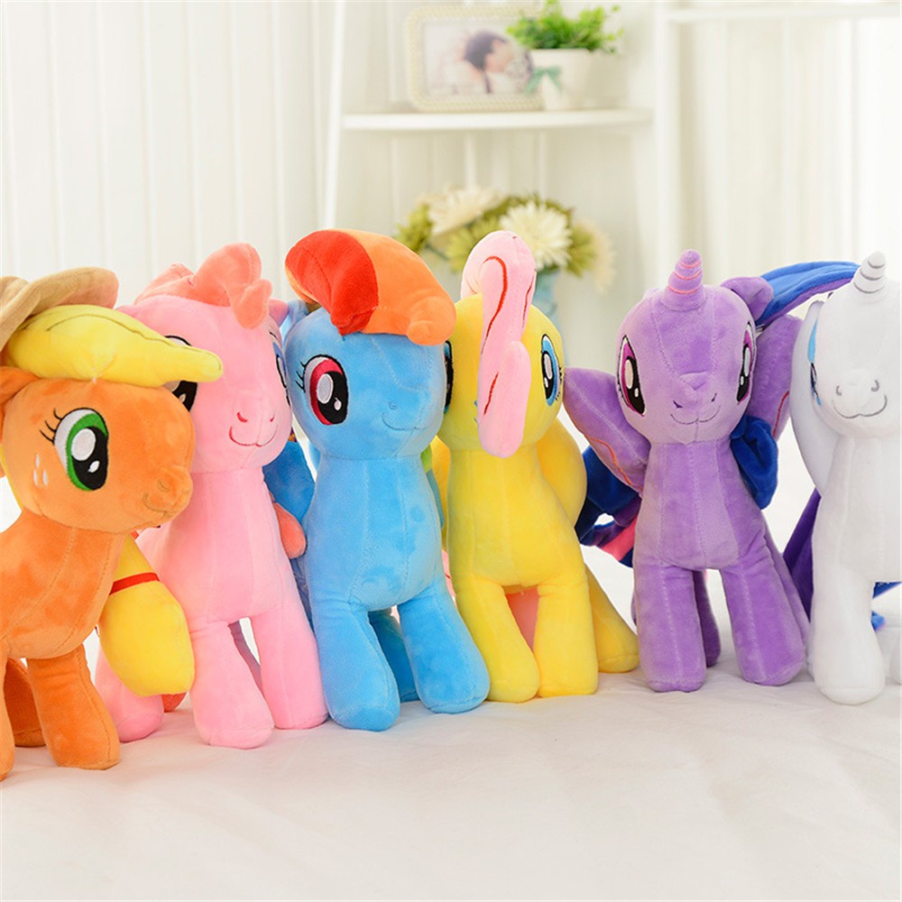 Rainbow Dash My Little Pony Plush Toy Cartoon Soft Stuffed Doll Kids ...