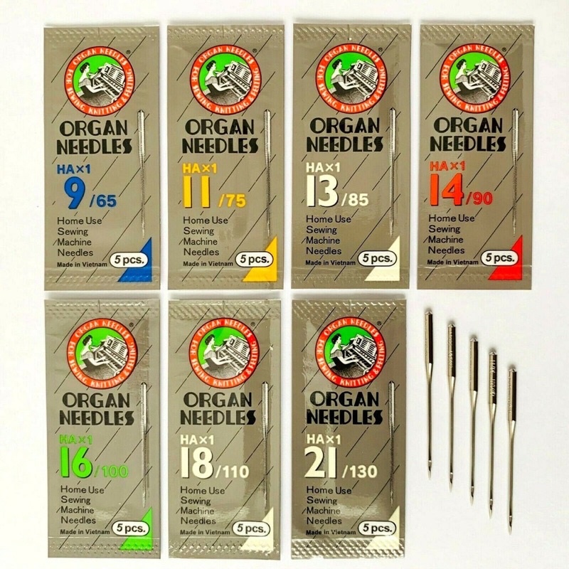 Needle / Jarum ORGAN 5pcs - Mesin Jahit / Vintage Traditional & All Portable Sewing Machines ...