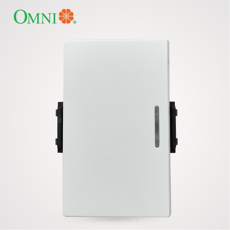 OMNI 1-Way illuminated Switch 16A 3-Gang Size (Designer Series ...