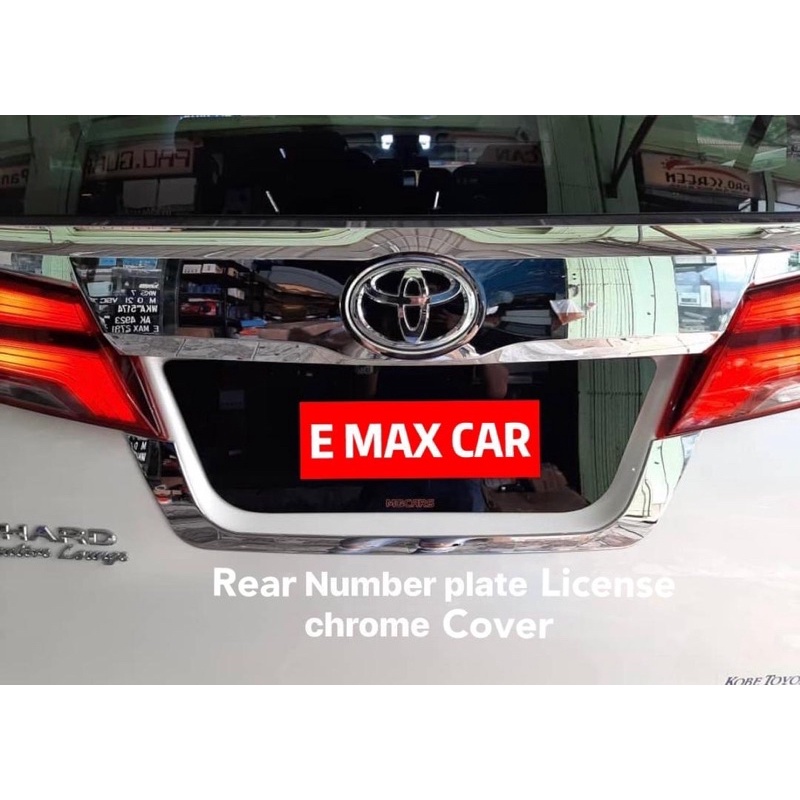 TOYOTA.VELLFIRE.ALPHARD.ANH30 AGH30 REAR.NO.NUMBER.LICENSE.PLATE.COVER ...