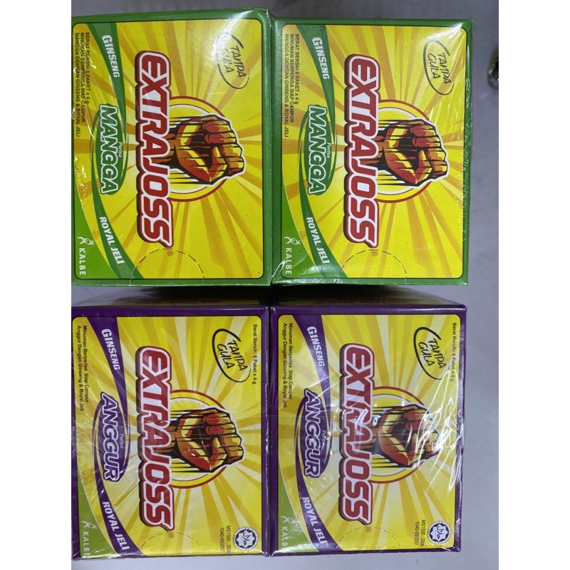 ExtraJoss Perisa Anggur / Manga / Active 60pcs | Shopee Malaysia