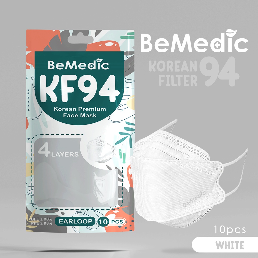 BeMedic Korean Premium KF94 4-Ply (10pcs) | Shopee Malaysia