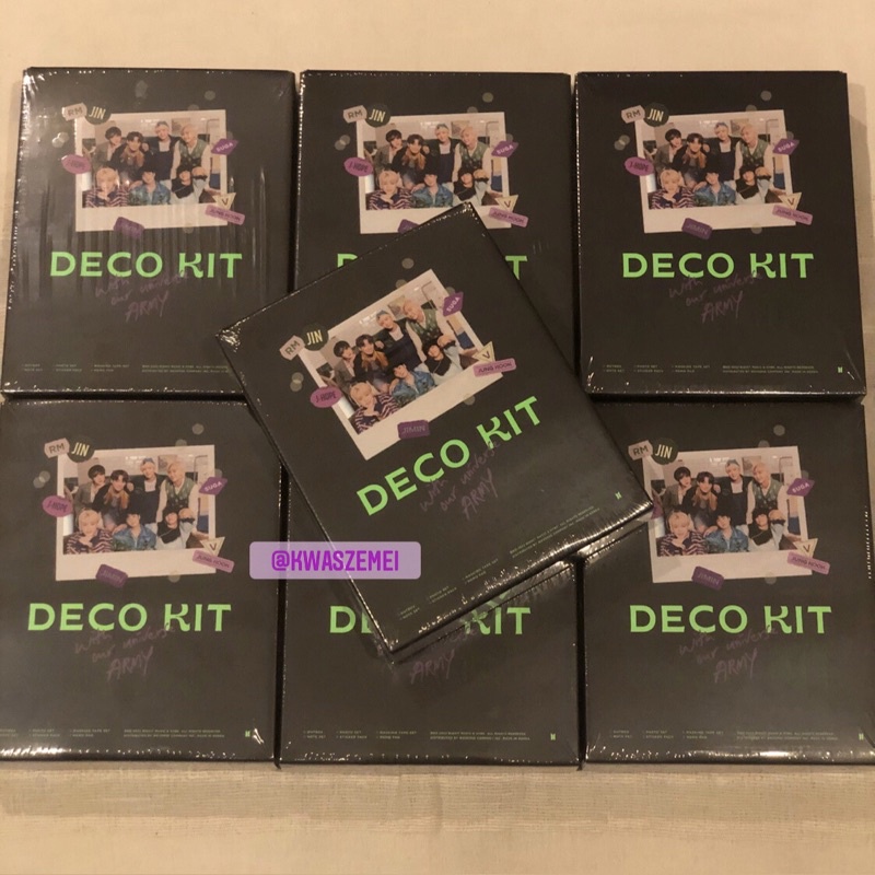 BTS - Deco Kit (sealed full set) | Shopee Malaysia
