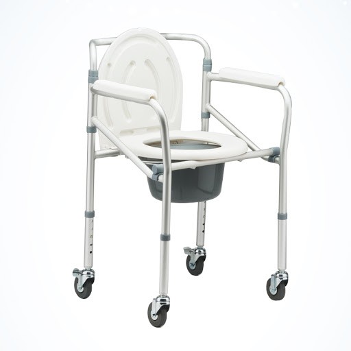 PROMEDICTECH / HOSPITECH Standard Commode Chair With Wheel [FOC Bucket ...
